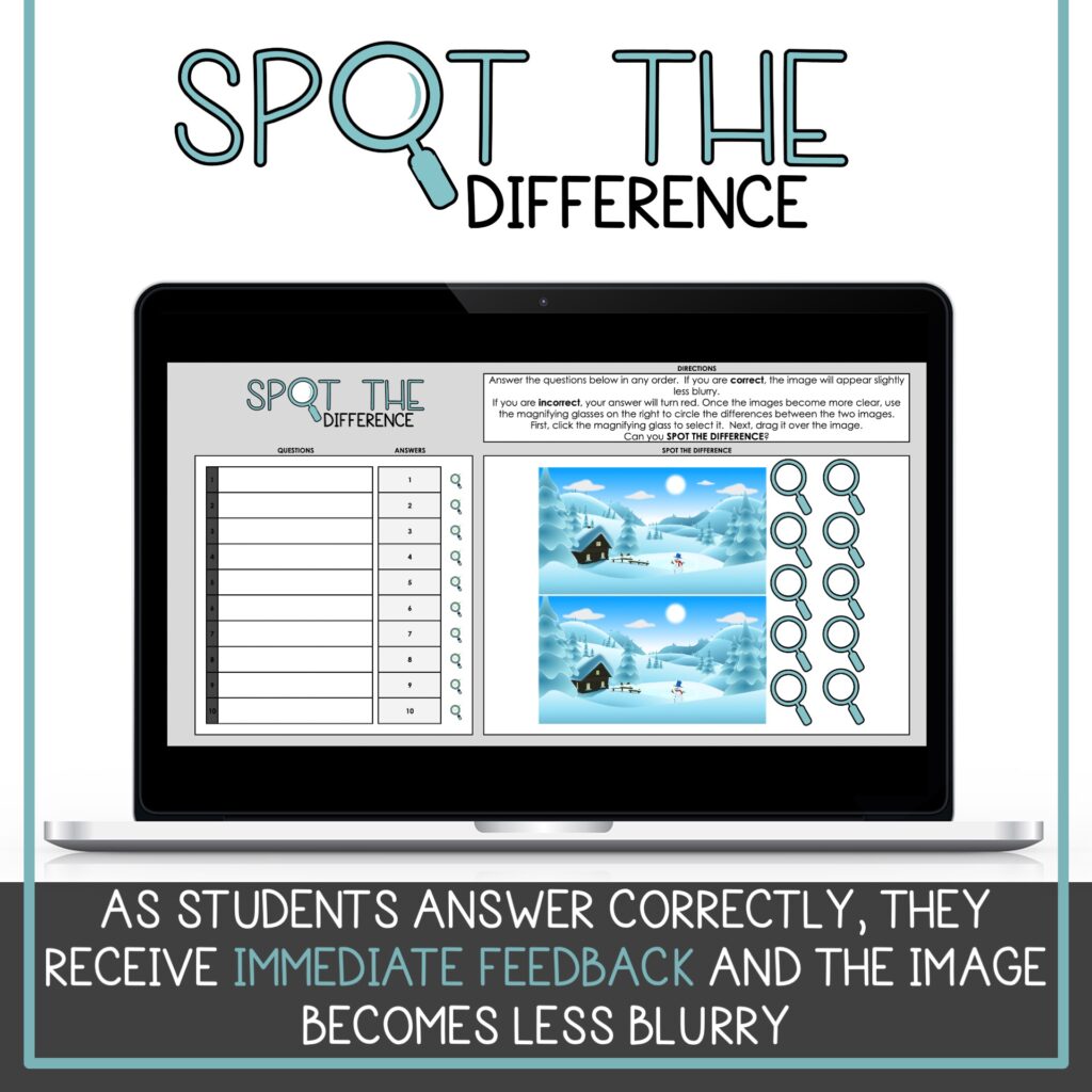 Percent Equations - Percent of - Digital Self-Checking Winter Activity ...