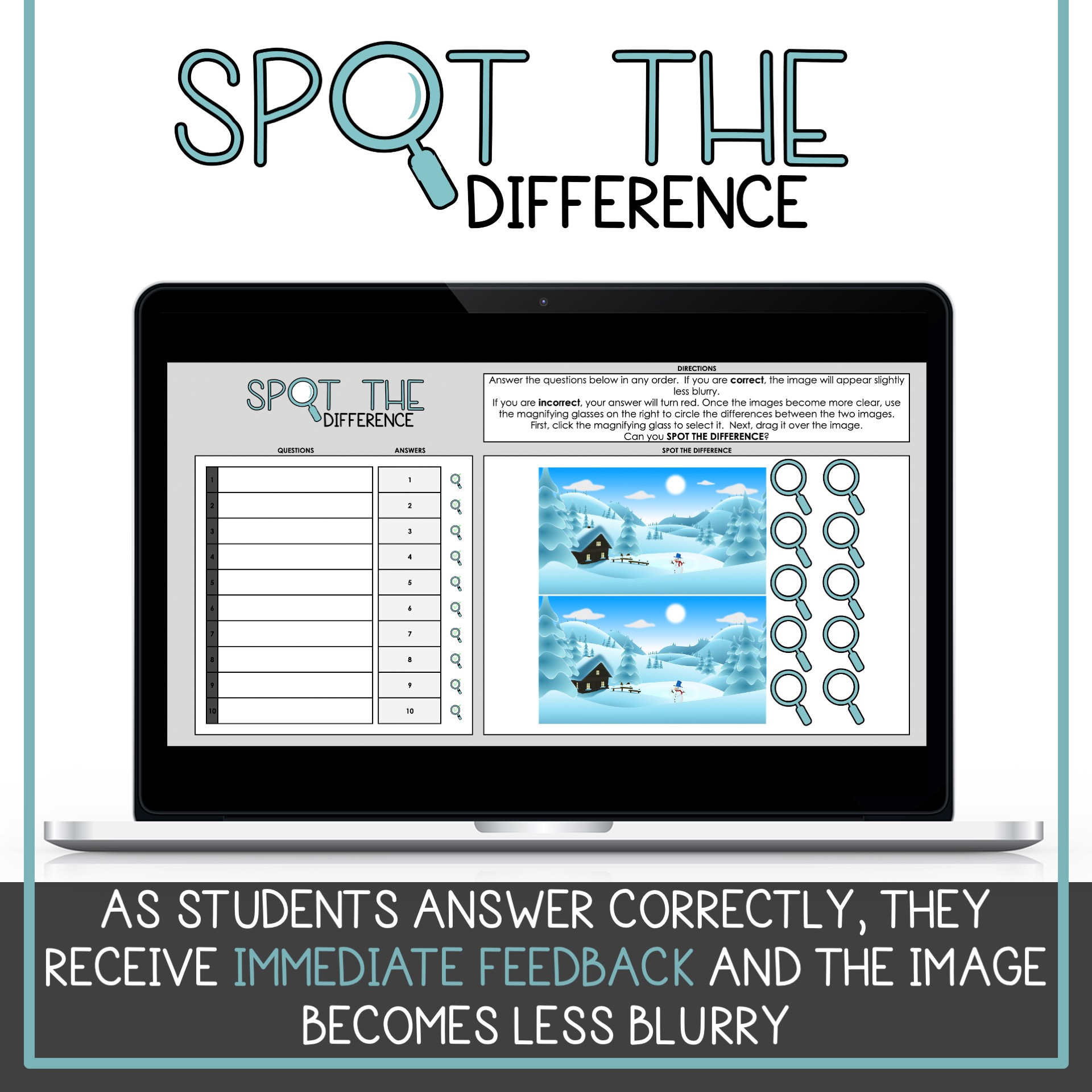 Percent Equations - Percent of - Digital Self-Checking Winter Activity ...