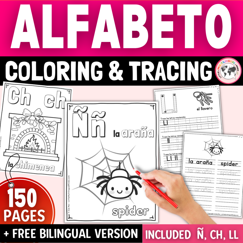 Spanish Alphabet: Alphabet Letters Activities in Spanish - Coloring and ...
