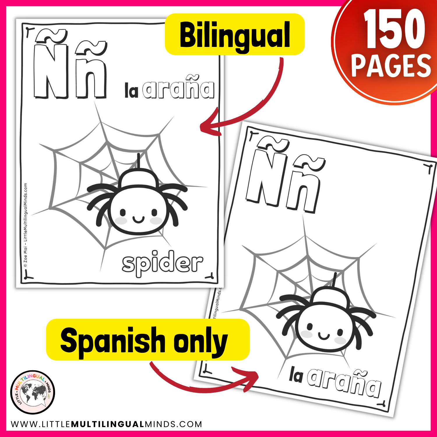 Spanish Alphabet: Alphabet Letters Activities in Spanish - Coloring and ...