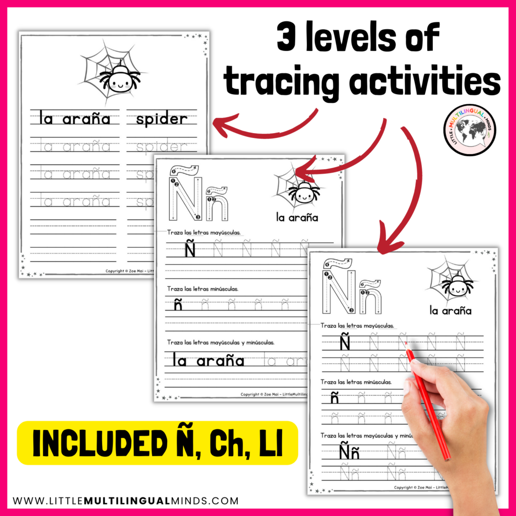 Spanish Alphabet: Alphabet Letters Activities in Spanish - Coloring and ...