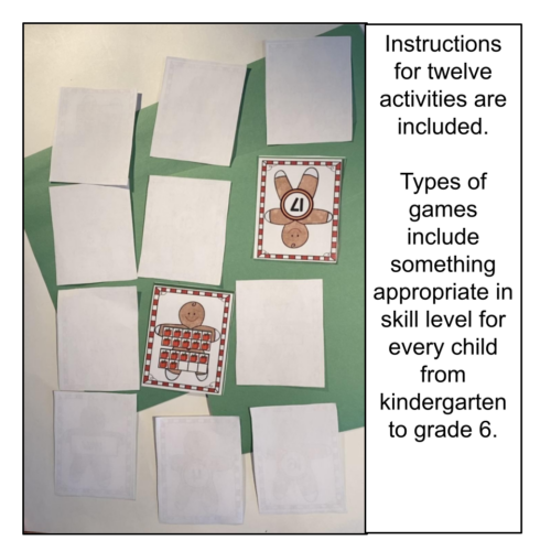 Christmas K-4 Addition and Subtraction, Differentiated Games and ...