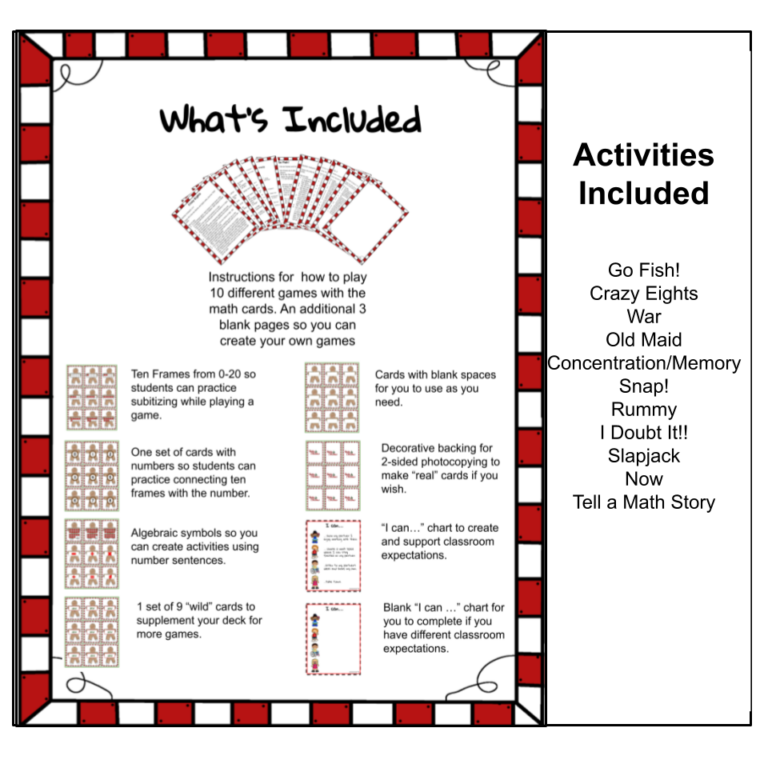 Christmas K-4 Addition and Subtraction, Differentiated Games and ...
