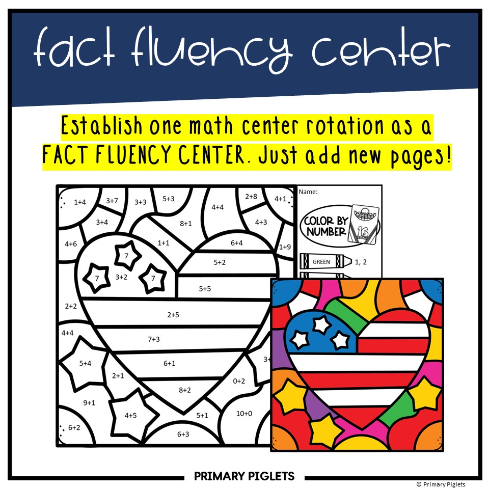 VETERANS DAY COLOR BY NUMBER CODE ADDITION & SUBTRACTION MATH ...