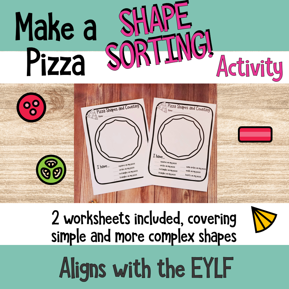Make a Pizza Shape Sorting and Counting Activity | Made By Teachers