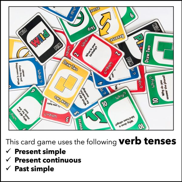 WH Question Card Game - What, When, Where & Why | Made By Teachers