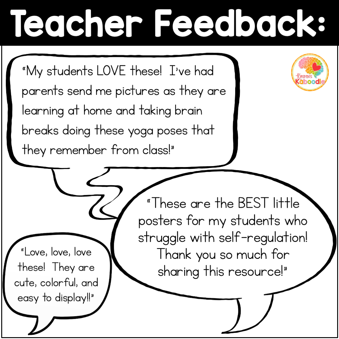 Yoga Poses Poses and Cards for Kids Calm Corner: Yoga Journal | Made By ...