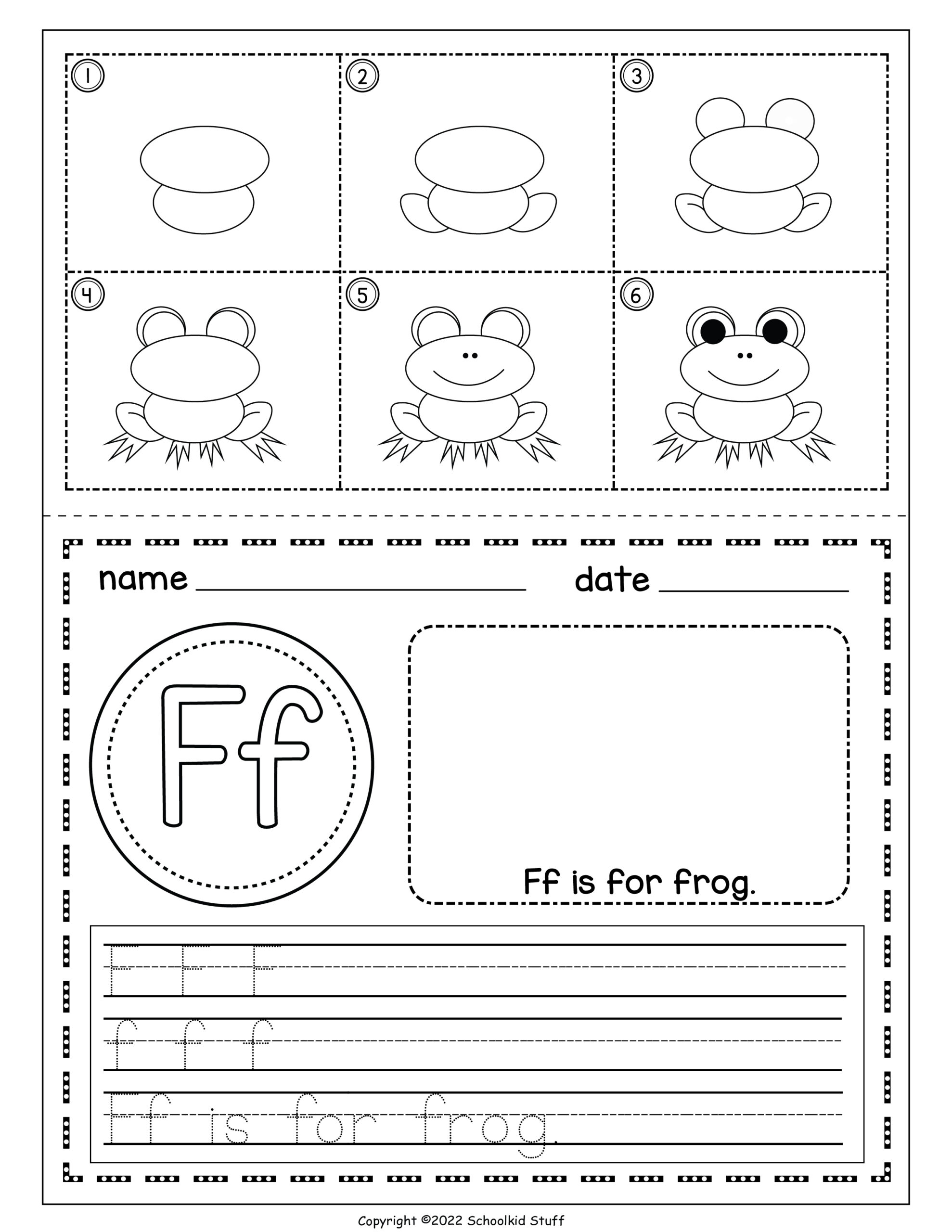 Alphabet Words Directed Drawing Bundle | Made By Teachers