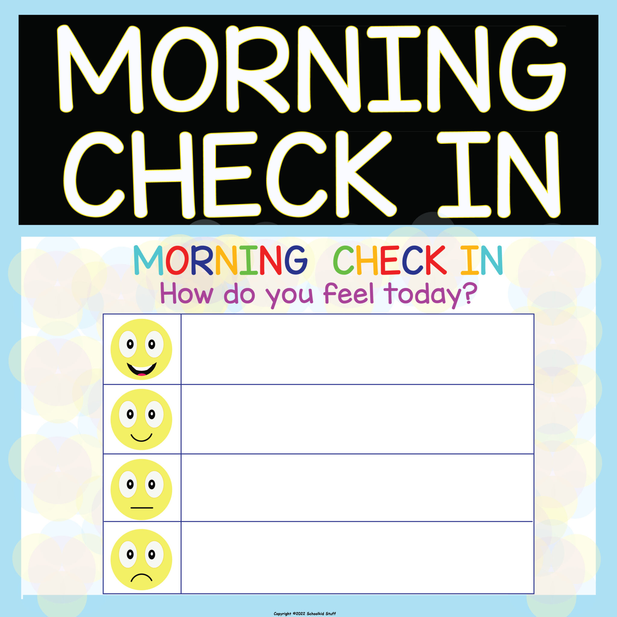 Morning Feelings Check In | How Do You Feel Today? | Made By Teachers