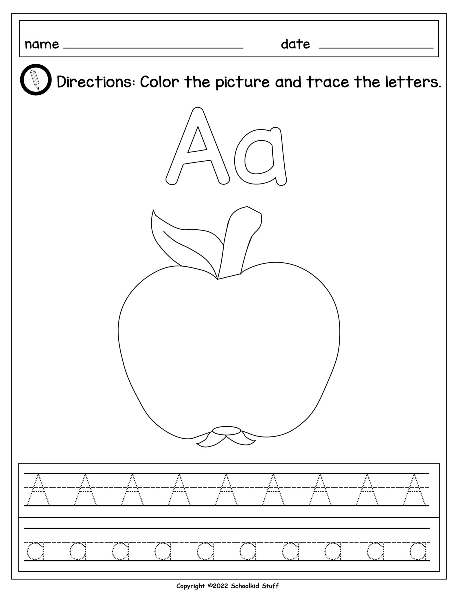 My Alphabet Coloring and Writing Book 1 $ Deal | Made By Teachers