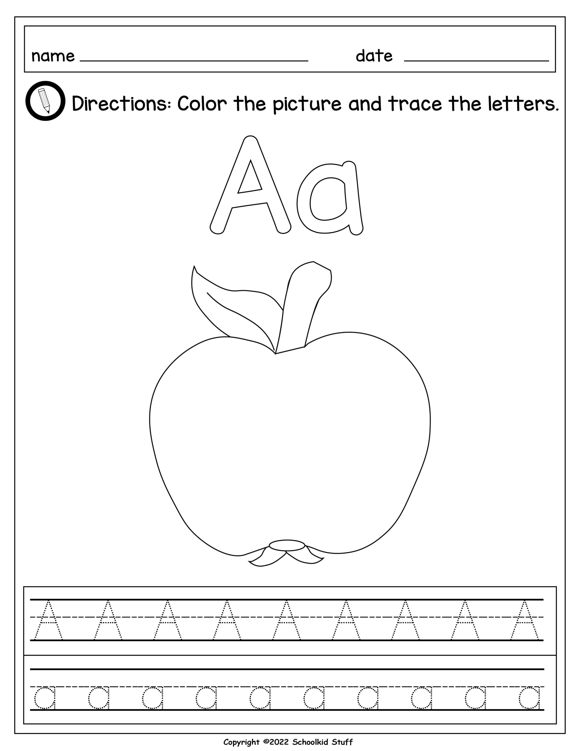 My Alphabet Coloring and Writing Book 1 $ Deal | Made By Teachers