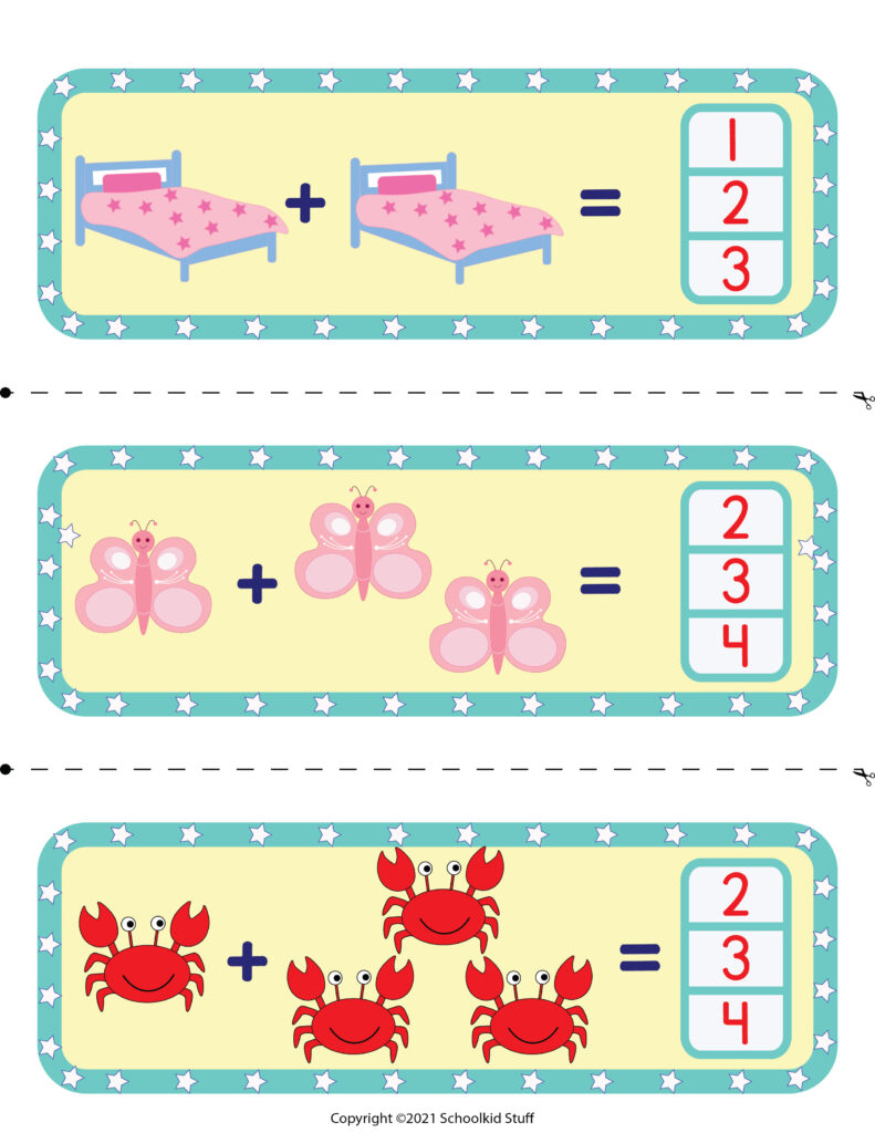 Addition 1 to 10 Fun Task Cards | Made By Teachers