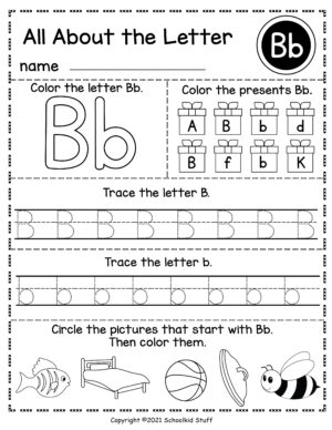 All About Letters | Printable no-prep pack | Made By Teachers