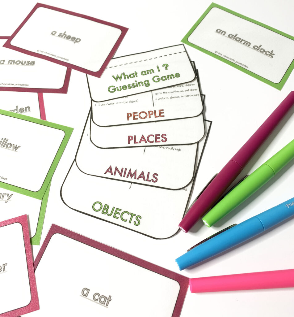 What am I? - Guessing Game : Objects, Animals, People & Places | Made ...