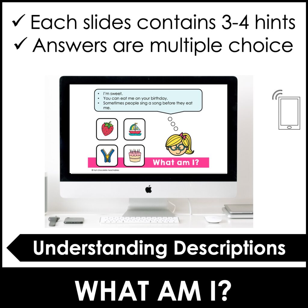 What am I? Vocabulary Guessing Game | Google Slides™ ready | Made By ...