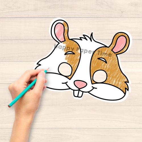 Pets Animal Paper Masks Printable Coloring Craft Activity Costume ...