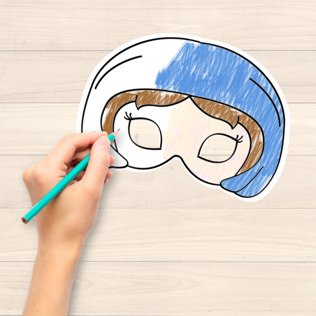 Nativity Paper Masks Printable Coloring Craft Activity Costume ...