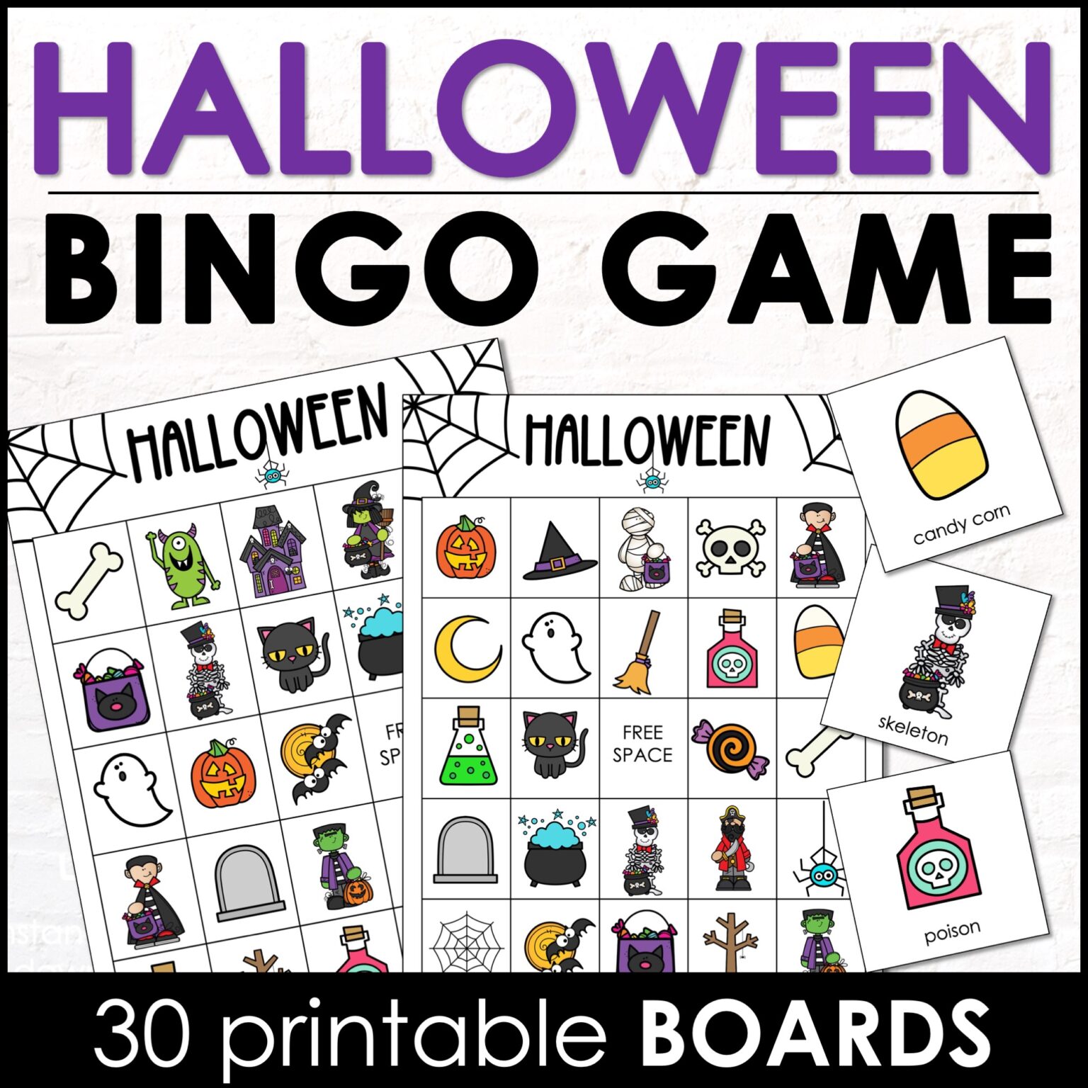 ESL Halloween Vocabulary Bingo Game for Young Learners | Made By Teachers