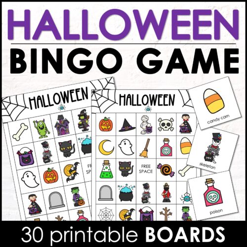 ESL Halloween Vocabulary Bingo Game for Young Learners | Made By Teachers