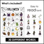 ESL Halloween Vocabulary Bingo Game for Young Learners - Made By Teachers