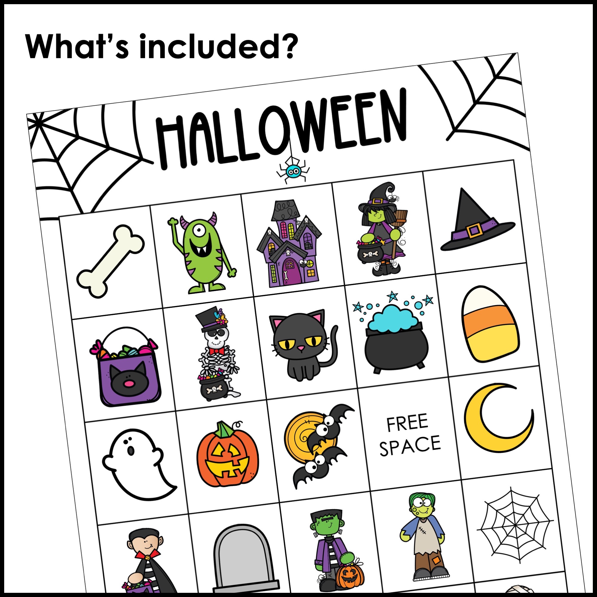 ESL Halloween Vocabulary Bingo Game for Young Learners | Made By Teachers