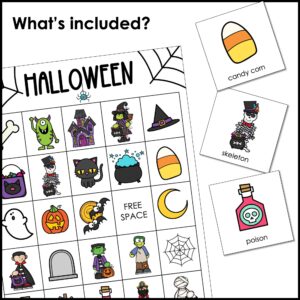 ESL Halloween Vocabulary Bingo Game for Young Learners - Made By Teachers