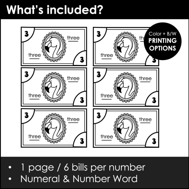 Classroom Money - Class Cash - Reward System - 1-20 Printable Fake ...