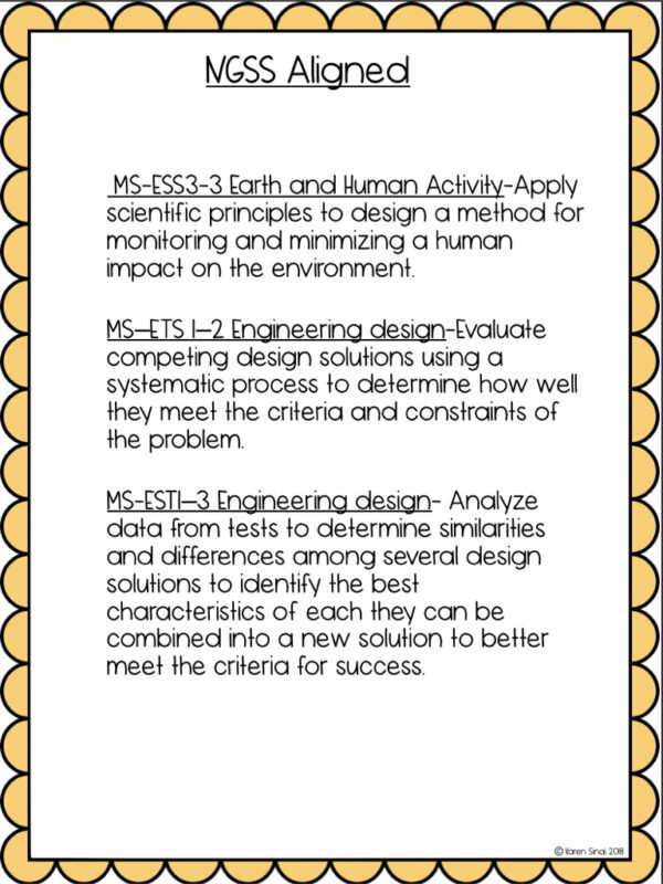 Water Filter STEM Design Project Earth Day MS-ESS3-3 | Made By Teachers