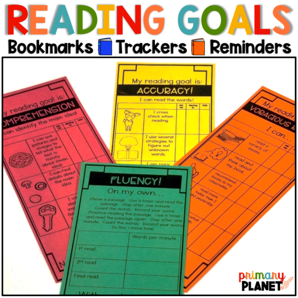 Reading Strategies Bookmarks for Reading Comprehension and Goal Setting ...