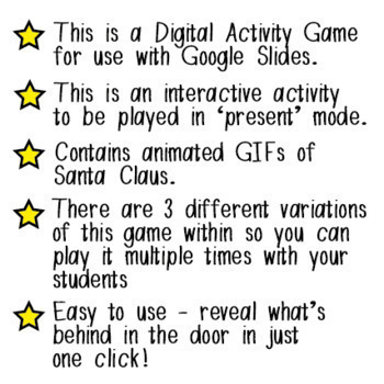 Find A star for Christmas Interactive Animated Activity Game for Google ...