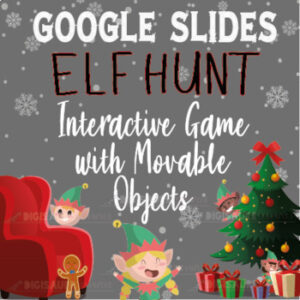 Christmas Digital Interactive Activity Game Elf Hunt for Google Slides ...
