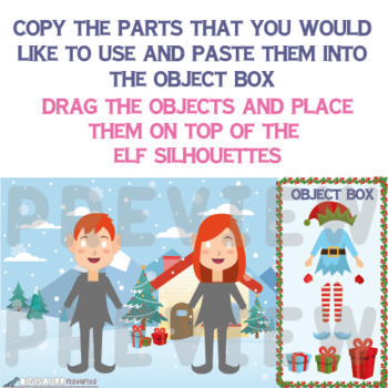 Christmas Digital Activity Dress The Elves for Google Slides™ Movable ...
