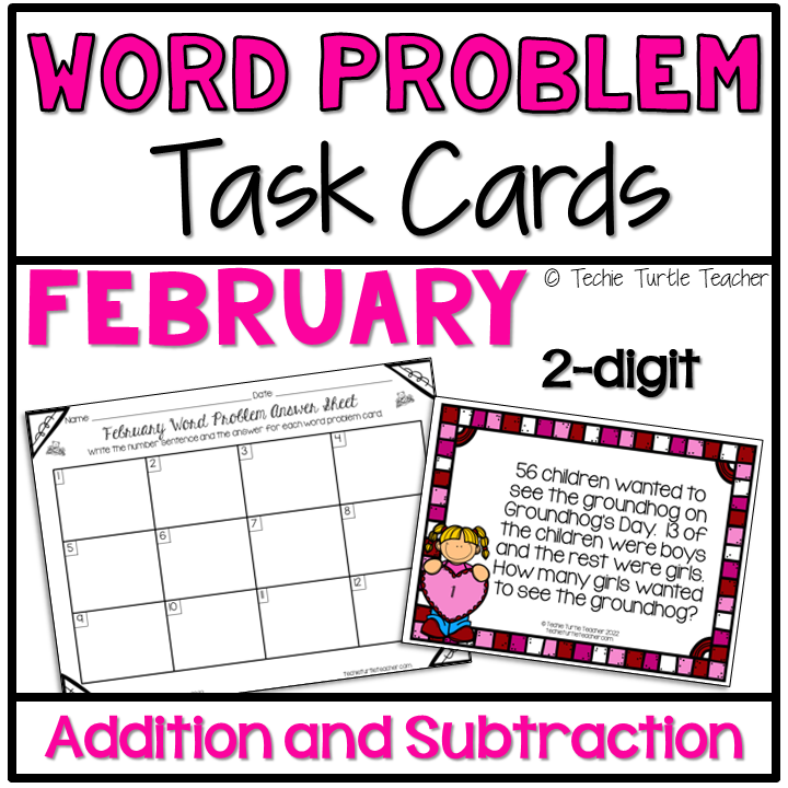 Addition & Subtraction Bundle of Fall Word Problem Task Cards for ...