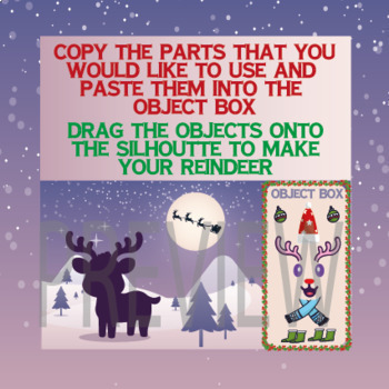 Christmas Digital Reward Game Dress The Reindeer for Google Slides™ Fun ...