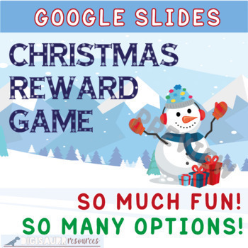 Christmas Digital Reward Game Dress The Snowman for Google Slides™ Fun ...