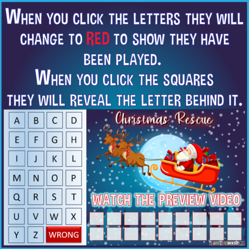 Christmas Hangman BUNDLE | Digital Kid Friendly Games | PowerPoint ...