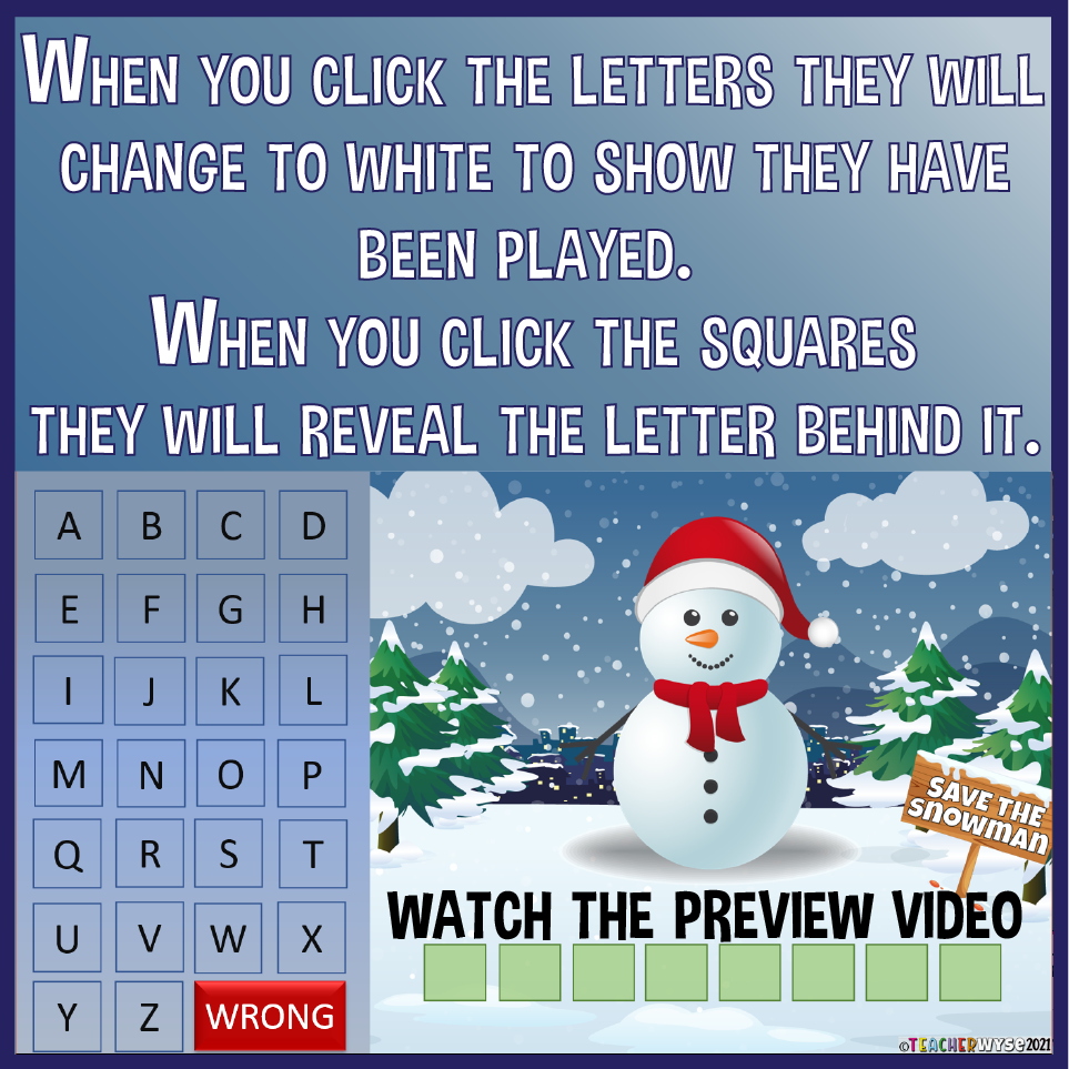 Christmas Hangman BUNDLE | Digital Kid Friendly Games | PowerPoint ...