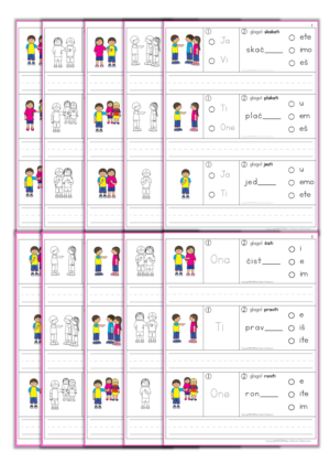 Serbian -em verbs building sentences Latin Alphabet -Srpska Gramatika ...