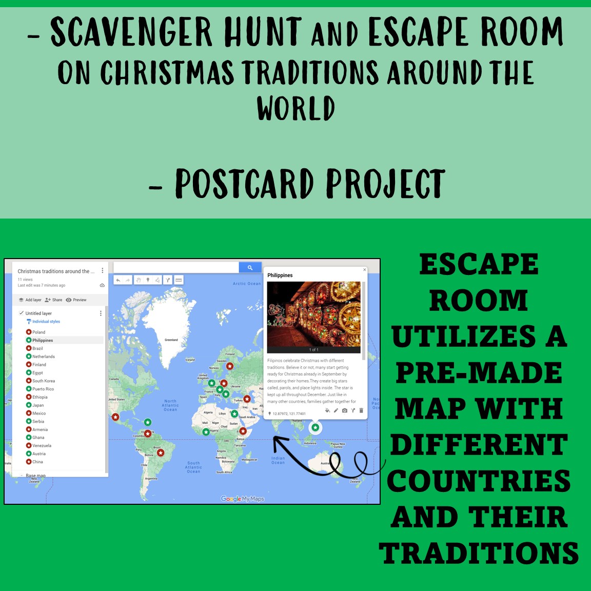 Christmas Traditions Around the World BUNDLE activities | Made By Teachers