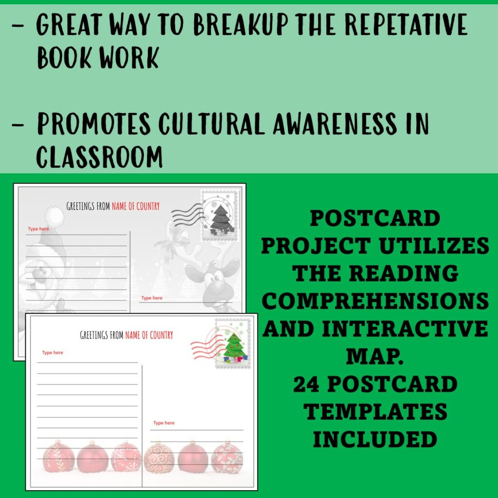 Christmas Traditions Around the World BUNDLE activities | Made By Teachers