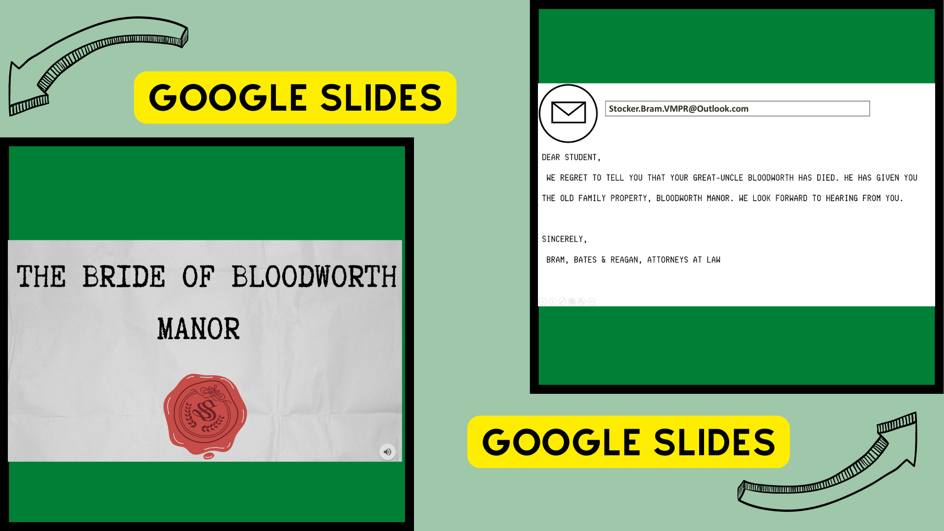 Halloween Murder Mystery Game | Grades 9-12 | The Bride of BloodWorth ...