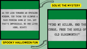 Halloween Murder Mystery Game | Grades 9-12 | The Bride of BloodWorth ...
