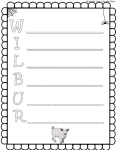 Charlotte's Web Activity Character Acrostic Poems | Made By Teachers
