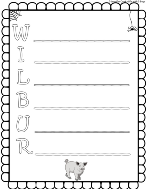 Charlotte's Web Activity Character Acrostic Poems | Made By Teachers