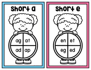 Short Vowel CVC Word Family Spin and Cover Activity - FREEBIE | Made By ...