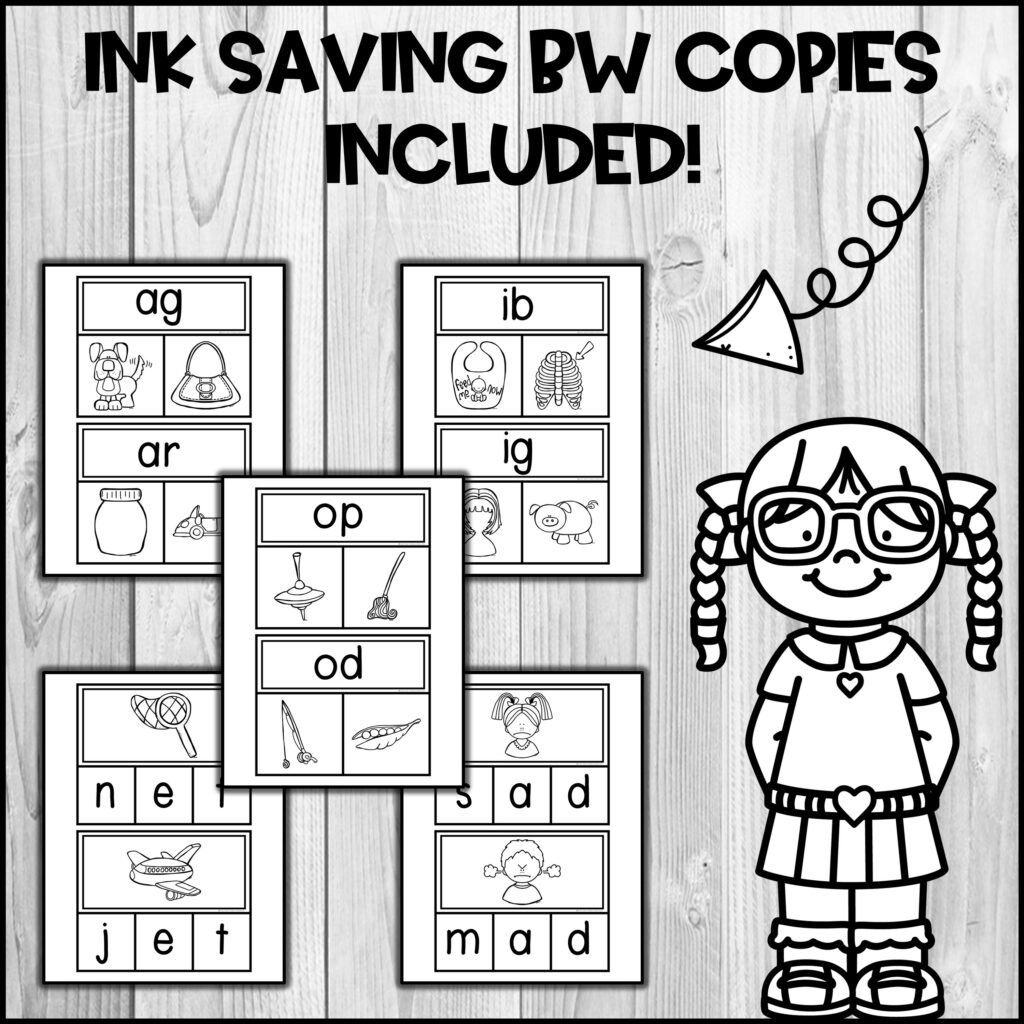 CVC Words - Word Family Puzzles - Literacy Centers - Made By Teachers