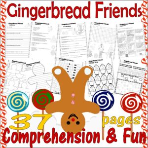 Gingerbread Friends Book Study Companion Reading Comprehension Literacy ...