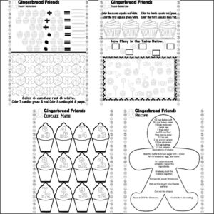 Gingerbread Friends Book Study Companion Reading Comprehension Literacy ...