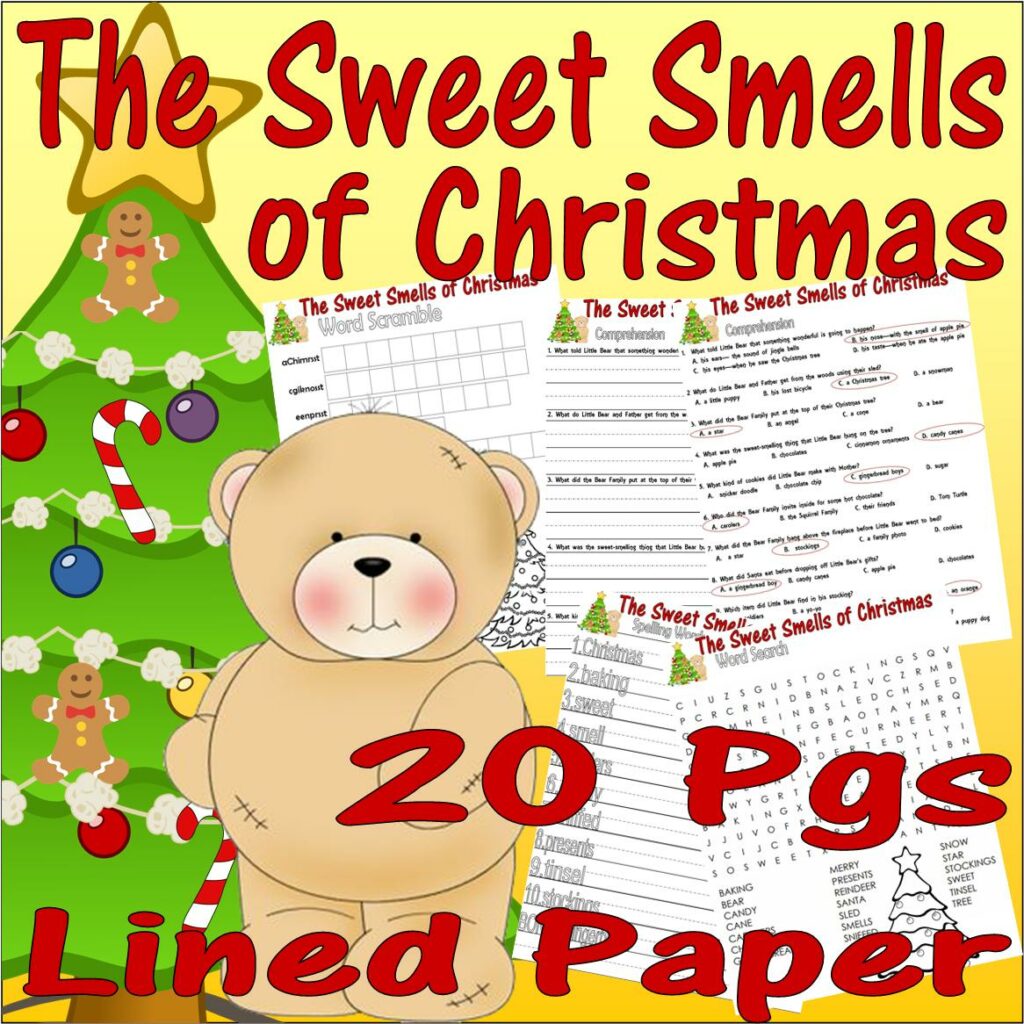 The Sweet Smells of Christmas Reading Comprehension Book Study ...