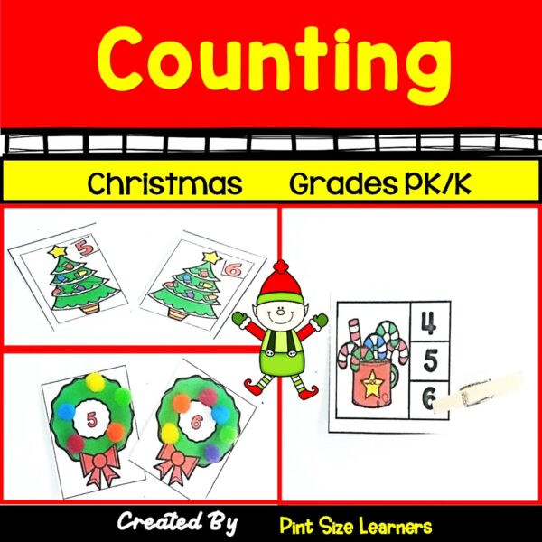 Christmas Counting 1-10 | Center Activities and Worksheets | PK and ...